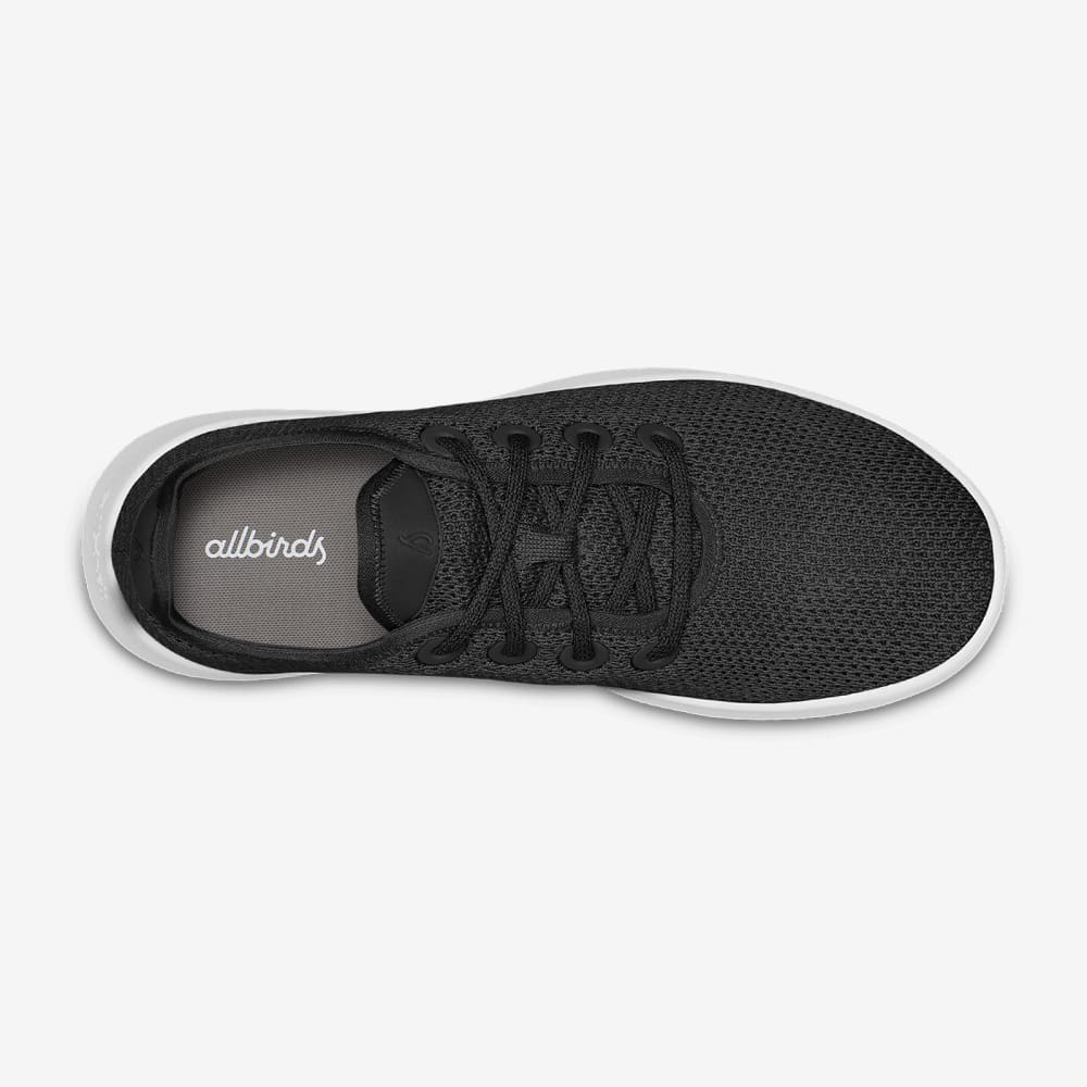 Allbirds Tree Runners & Reviews, Men's | Jet Black (White Sole)