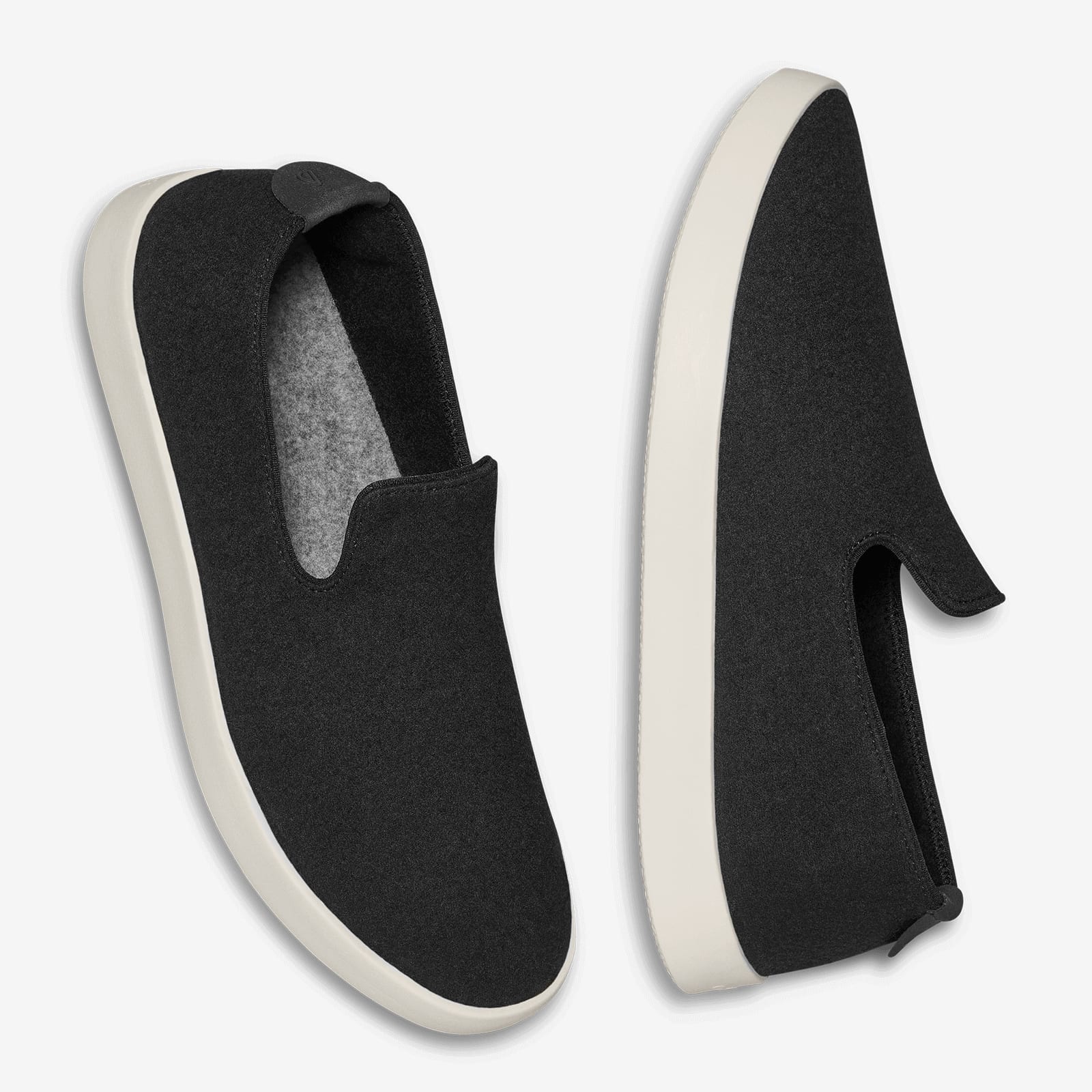Allbirds Wool Loungers & Reviews, Women's - True Black | Wool Slip-Ons ...