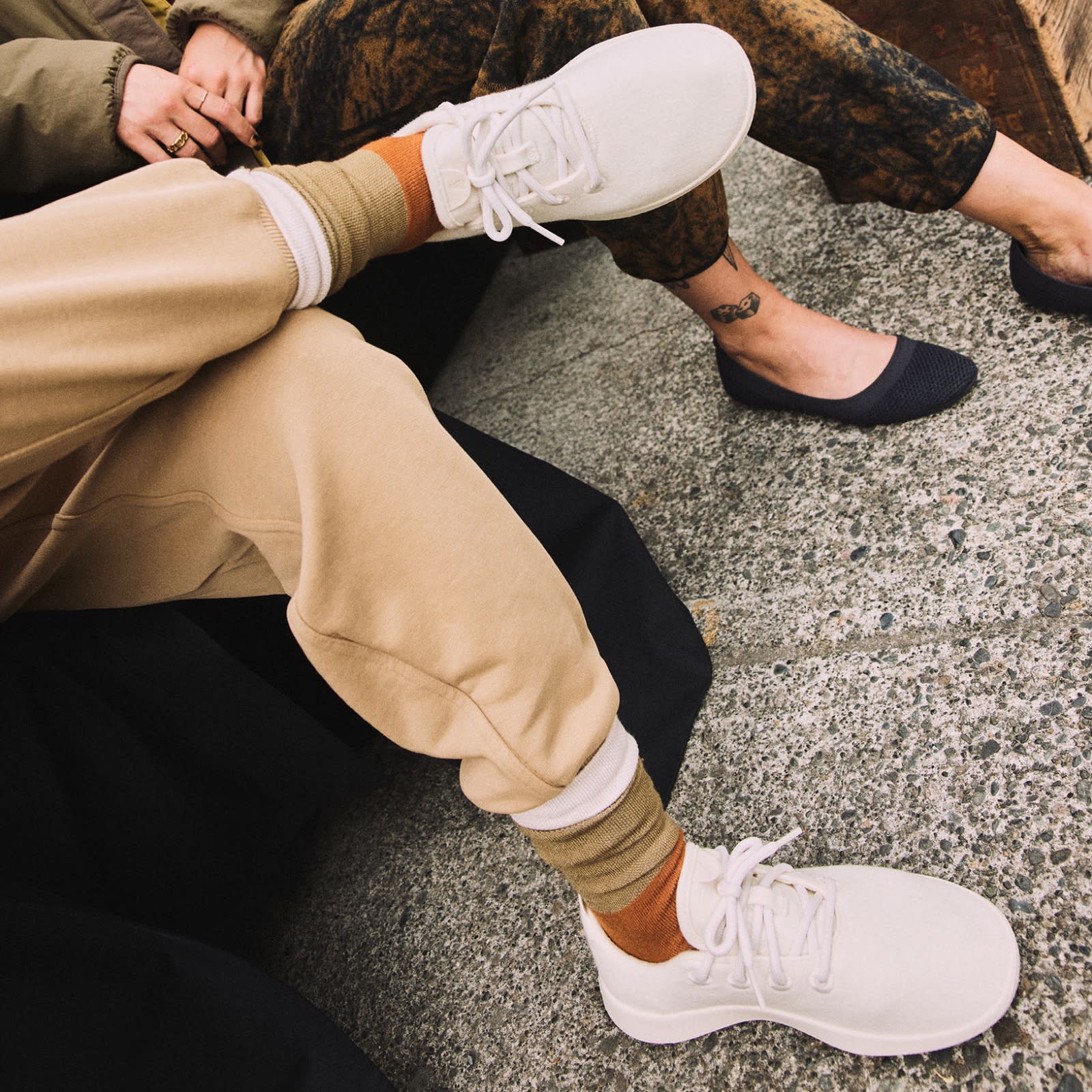 Allbirds Men's Wool Runners - True Black (Black with Cream Sole)